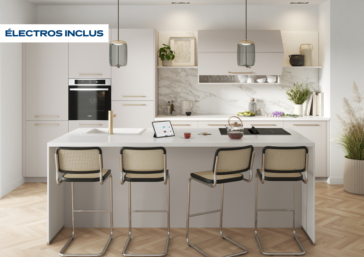 Modèle de Cuisine Velvet Élégante - Ixina France